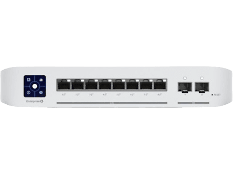 Switch UBIQUITI USW-Enterprise-8-PoE 8x RJ45 2.5Gb/s PoE+, 2x SFP+ ...