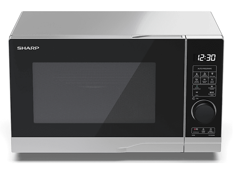 SHARP YC-PG204AE-S MICROONDE COMBINATO, 700 W, 20 l | MediaWorld.it