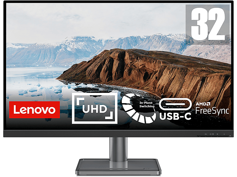 LENOVO L32p-30 | 32 inch - 3840 x 2160 pixels (QLED 4K) - IPS (In-Plane ...