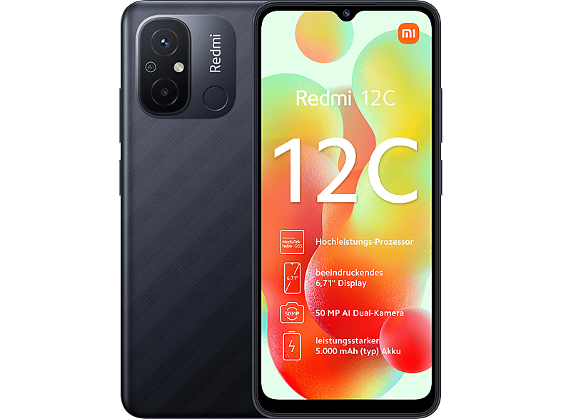 XIAOMI Redmi 12C 64 GB Graphite Gray Dual SIM | SATURN