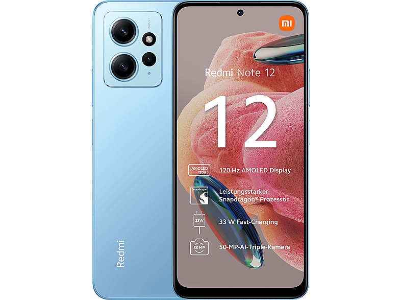 Smartfon XIAOMI MI NOTE 12 4+128 ICE (45844) 2G (GSM), 3G (UMTS), 4G ...