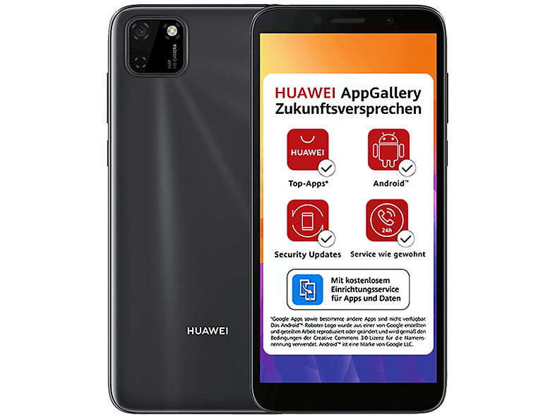 HUAWEI Y5P MIDNIGHT BLACK HMS 32 GB Midnight Black Dual SIM | MediaMarkt