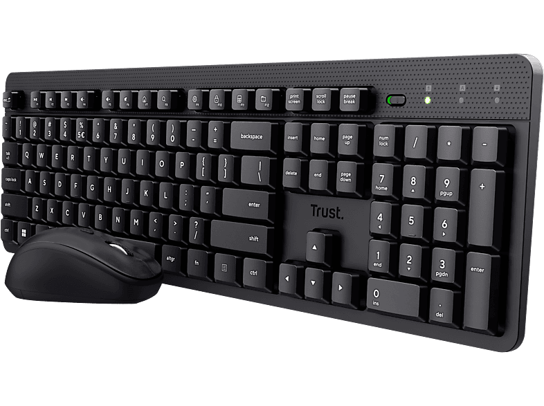 TRUST Ody II Wireless Keyboard & Mouse | QWERTY - Voor Comfortabel Werken - Stil Draadloos ...