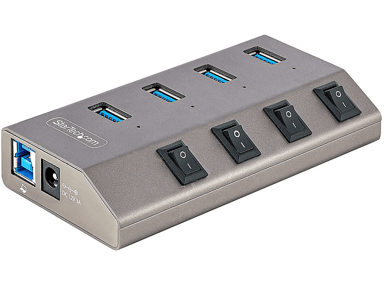 Hub - 5G4AIBS-USB-HUB-EU STARTECH, Gris | MediaMarkt