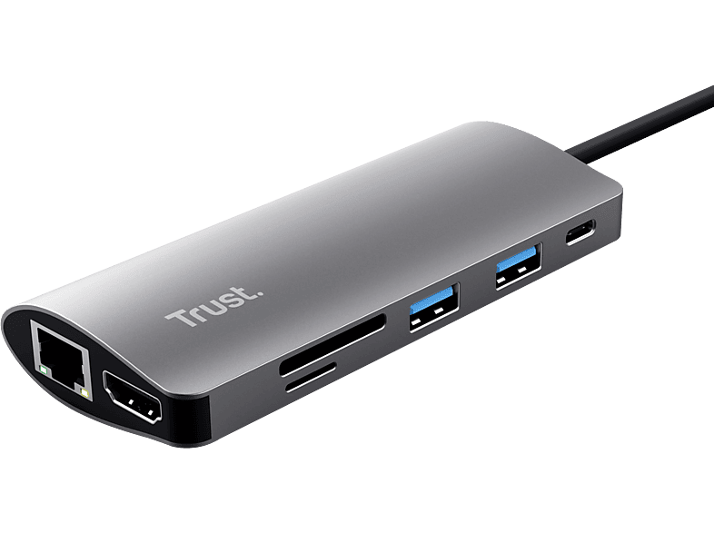 TRUST Dalyx Schnittstellenkarte/Adapter, Multiadapter, Silber | MediaMarkt