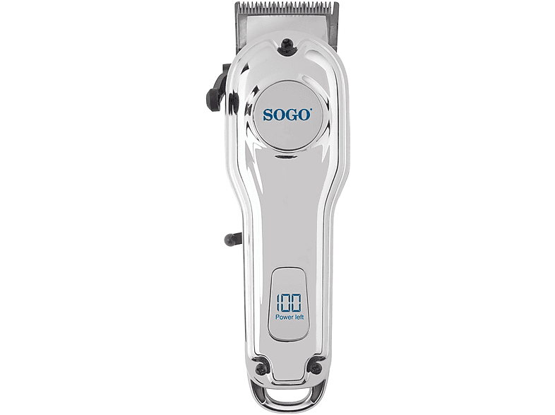 1 x Cortapelos - SOGO CPE-SS-3480, 150 Min., 3mm,6 mm,9mm y 13 mm niveles, Plata | MediaMarkt