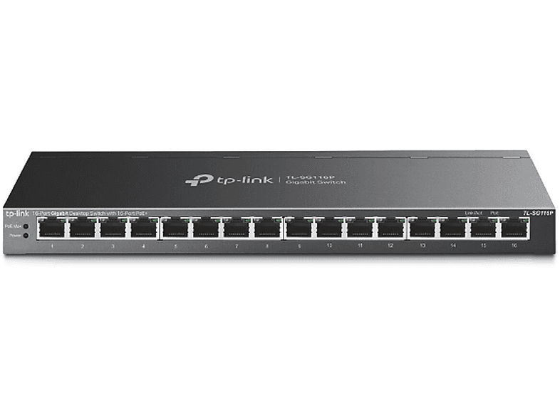 TP-LINK TL-SG116P Switch 16 | MediaMarkt