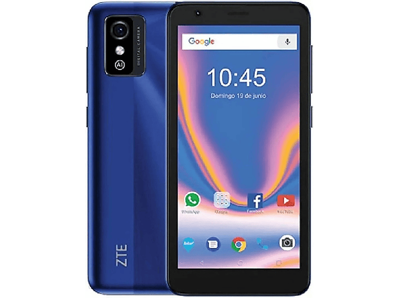 ZTE PH08L932BL, Azul, Móvil Android, 32 GB, 1 GB RAM, 5 " 5 pulgadas ...