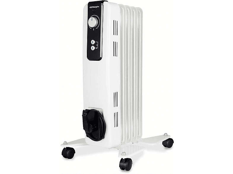 Radiador de aceite | ORBEGOZO RH 1000, 1000 W, 2 niveles de calor, 5 ...