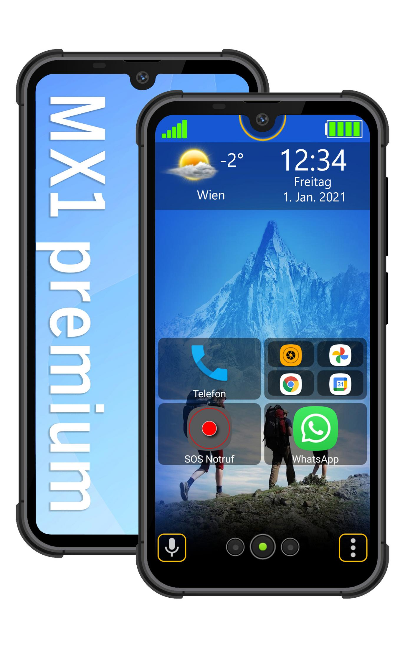 BEAFON MX1 BLACK GREY 128 GB Schwarz Dual SIM | MediaMarkt