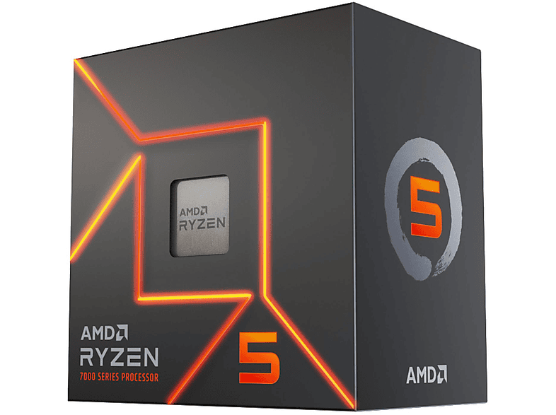 AMD 100-100001015BOX RYZEN 5 7600 Prozessor, Mehrfarbig | MediaMarkt