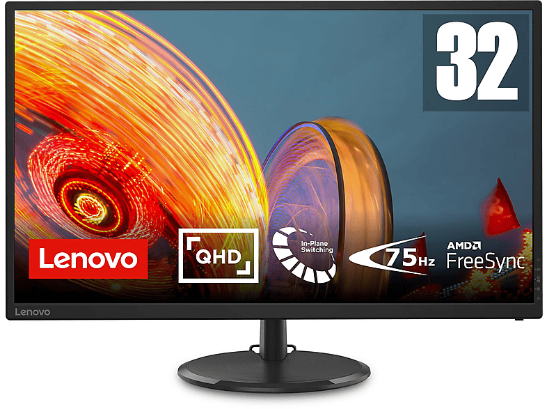 LENOVO D32q-20 MONITOR, 31,5 ", QHD, 2560 x 1440 Pixel, tempo di ...