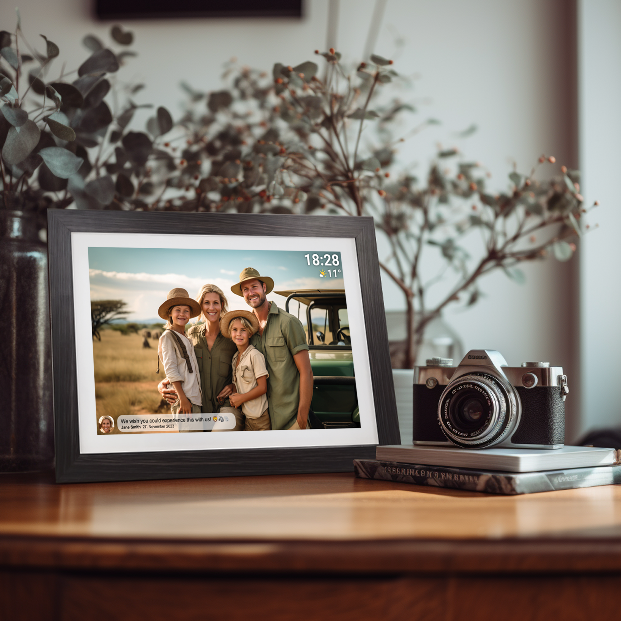 DENVER PFF1042DARKWOOD 10.1 Inch Digitale fotolijst - Frameo | MediaMarkt