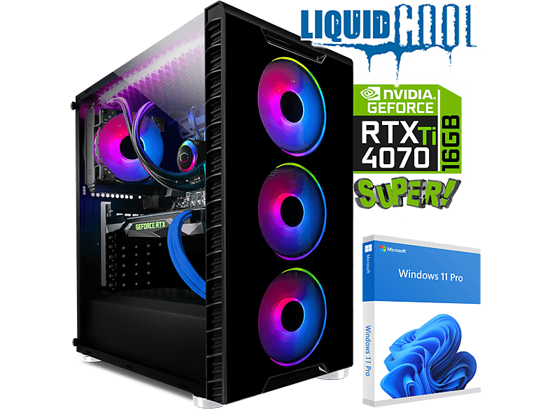 KRAFTPC Intel Core i9 14900KF, Gaming PC mit Intel® Core™ i9, 64 GB RAM ...