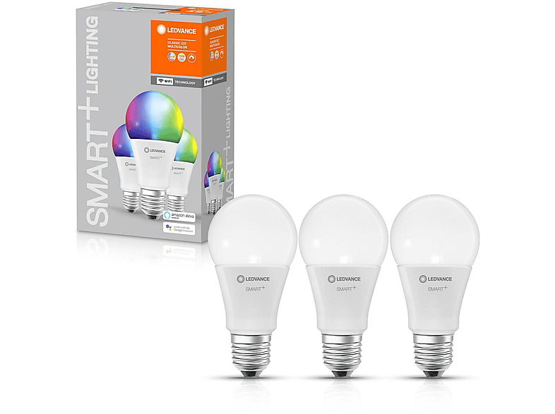 Bombilla inteligente - LEDVANCE SMART+ WiFi Classic Multicolour, Multi ...