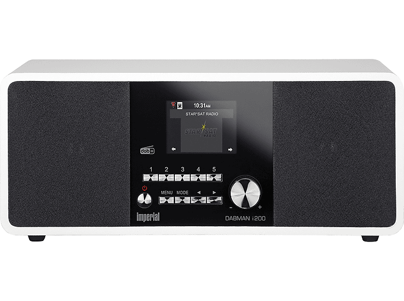 IMPERIAL DABMAN I200 WEISS Internetradio, Digital Radio, DAB+, DAB ...