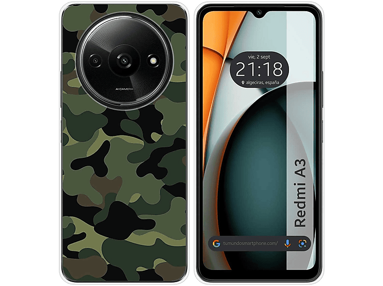 Funda móvil | TUMUNDOSMARTPHONE Xiaomi Redmi A3, Compatible con Xiaomi ...