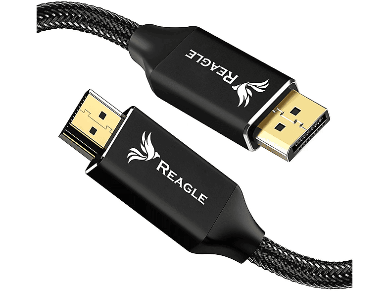 REAGLE DISPLAYPORT zu HDMI Kabel 1.8M 4K DisplayPort auf HDMI Kabel ... REAGLE DISPLAYPORT zu HDMI Kabel 1.8M 4K DisplayPort auf HDMI Kabel ...