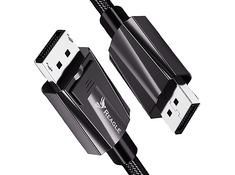 REAGLE DisplayPort Kabel 3M DP 2.0 4K@165Hz DisplayPort Kabel, Schwarz ...