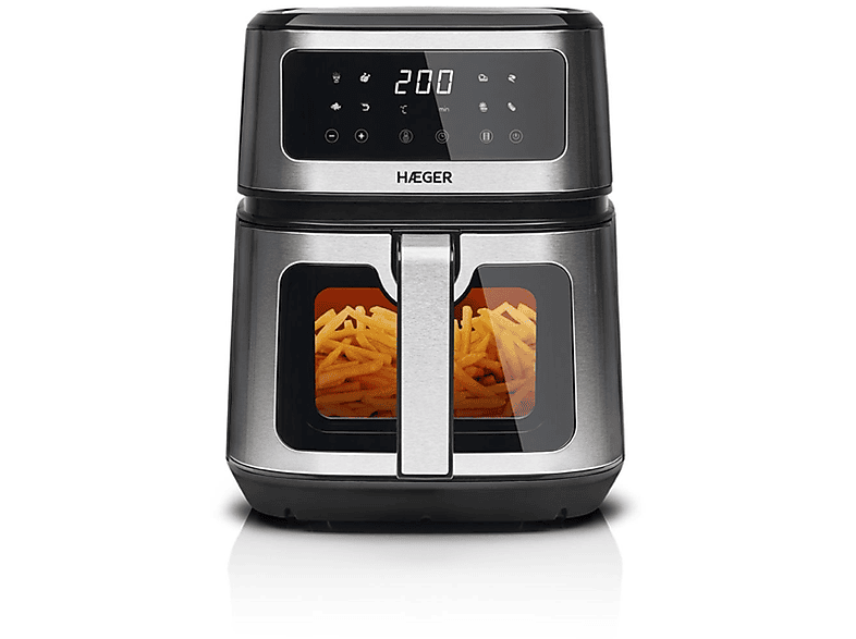 HAEGER AF-D50.004A Fritteuse 1200 Watt Schwarz, Edelstahl | MediaMarkt