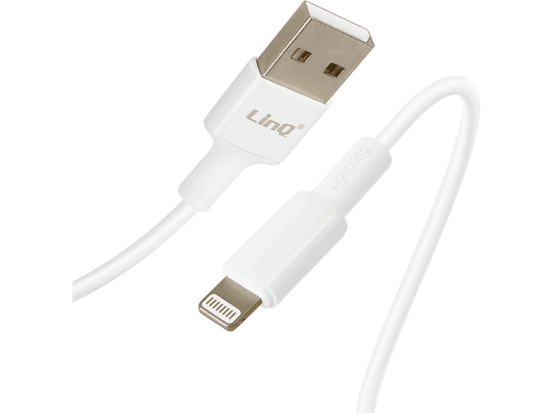 Cable USB | LINQ i9-3M, USB 3.0, USB-A, Lightning, Blanco | MediaMarkt