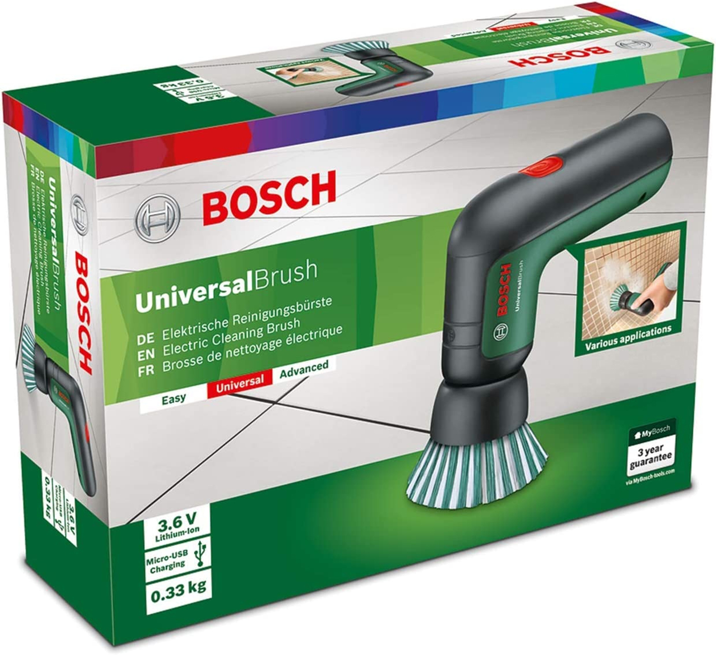 BOSCH HOME AND GARDEN Universalbrush Multiwerkzeug, Schwarz | MediaMarkt