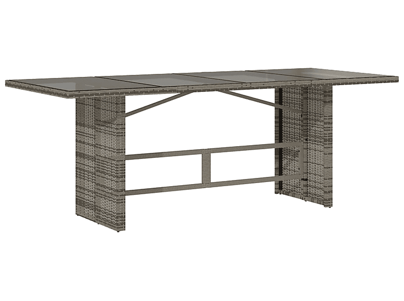 VIDAXL 365604 Gartentisch, Grau | MediaMarkt