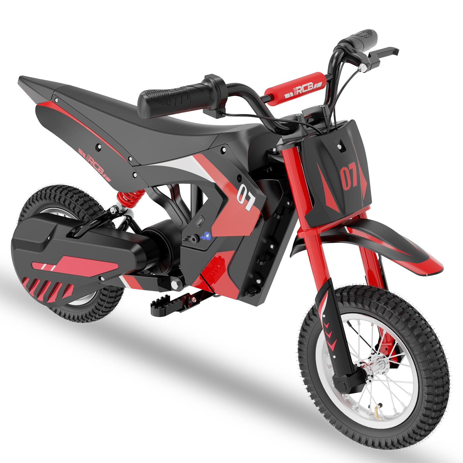 RCB Elektro Motorrad Kinder R9X, Elektromotorrad mit Leistungsstarker ...