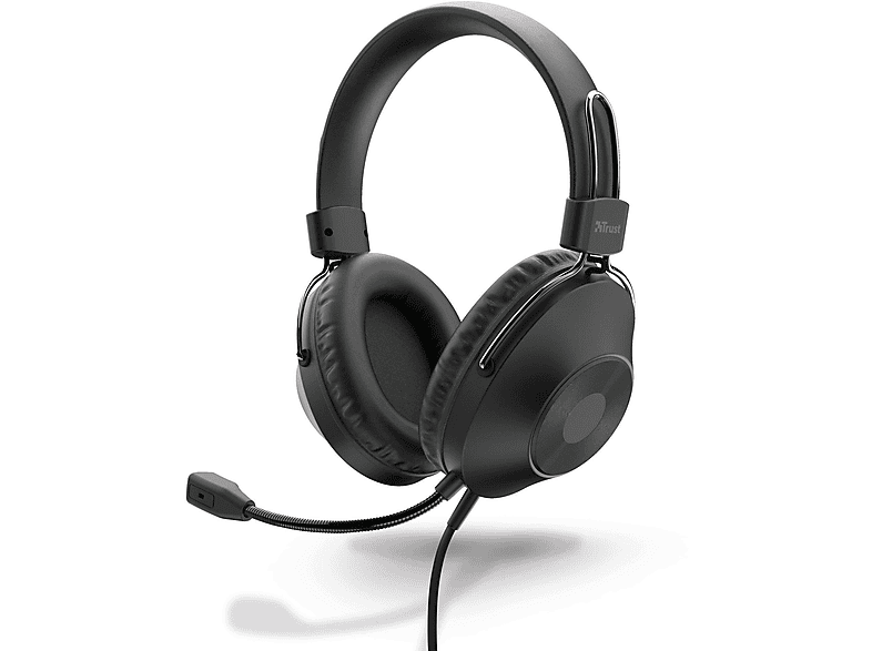 TRUST Ozo Over-ear USB-headset voor je pc Zwart | MediaMarkt