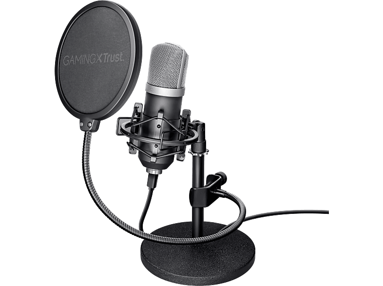 TRUST 21753 EMITA USB STUDIO Gaming Mikrofon, Schwarz | MediaMarkt