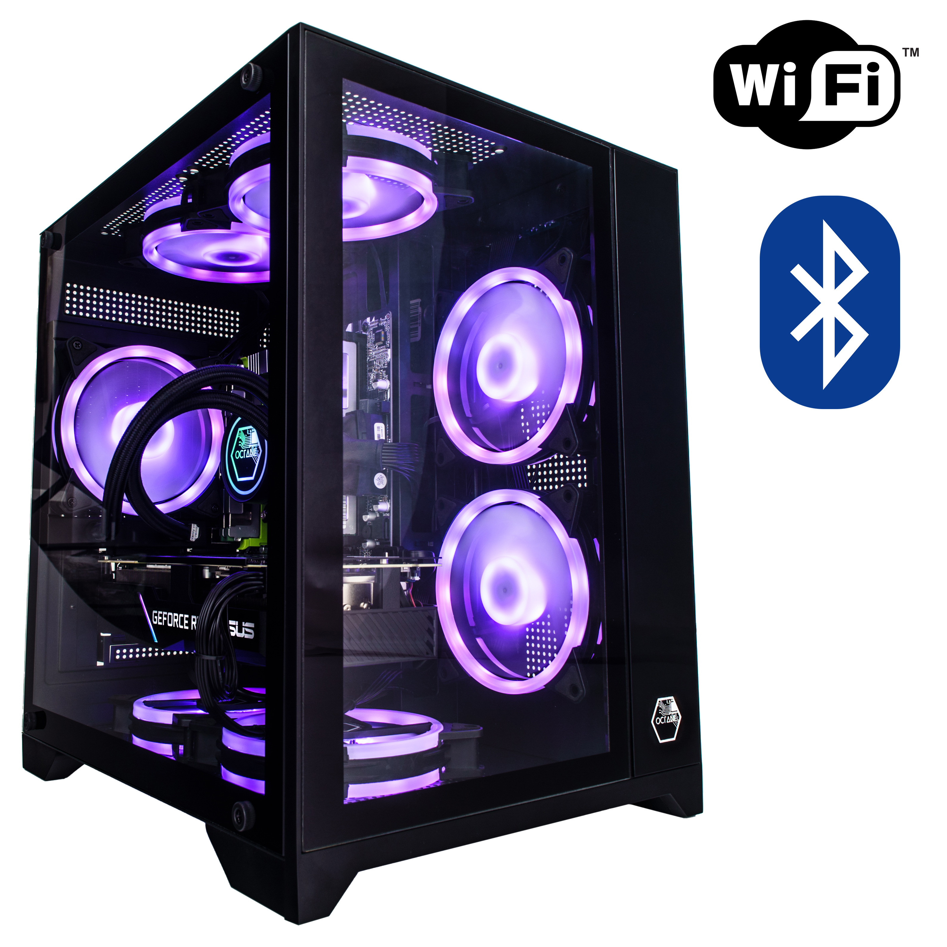 OCTANE SYSTEMS Chroma Black Wasserkühlung, FULL RGB, WLAN, Gaming PC ...