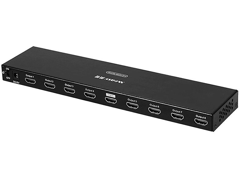 WIGENTO Simultaner HDMI Display Splitter, HDMI Switch Splitter, Schwarz ...