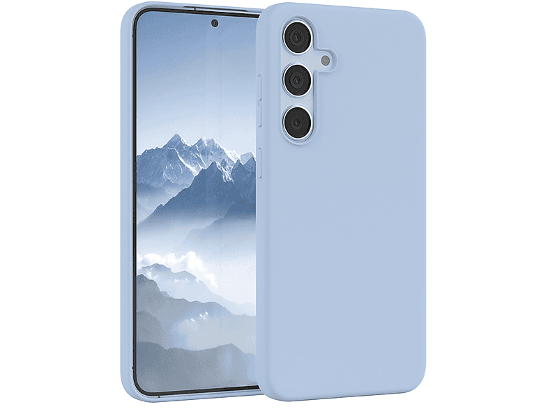 EAZY CASE Samsung Galaxy S24 Plus Premium Silicon Case light Blue 11 ...