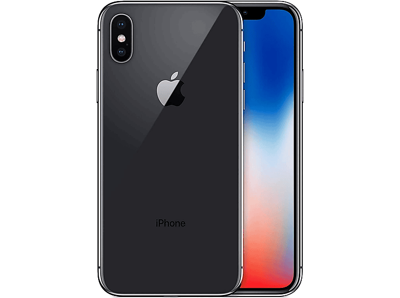 Móvil | APPLE iPhone X, Gris, 64 GB, 64 GB RAM, 5,8 ", OLED, Apple, A11 ...