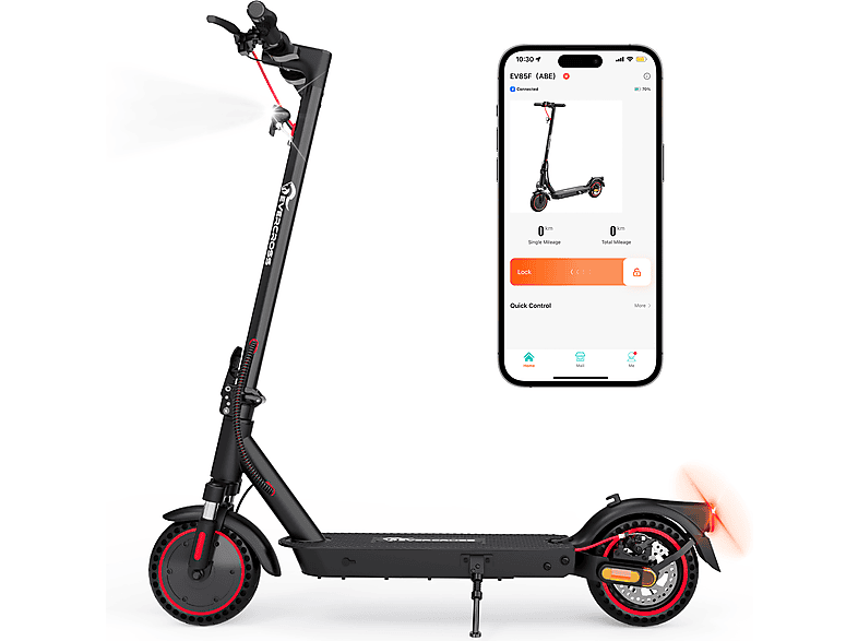 EVERCROSS TECH EV85F ABE Elektroroller mit Straßenzulassung E-Scooter E ...