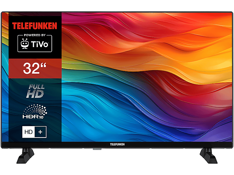 TELEFUNKEN XF32TO750S LED TV (Flat, 32 Zoll / 80 cm, Full-HD, SMART TV) | MediaMarkt