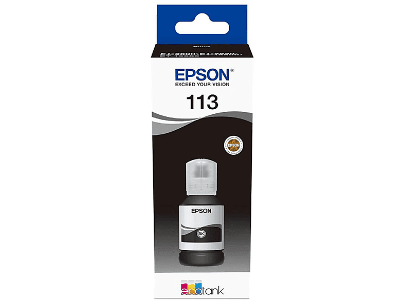 ORIGINALE EPSON 113 Ecotank Pigmento Ink Bottle Nero | MediaWorld.it
