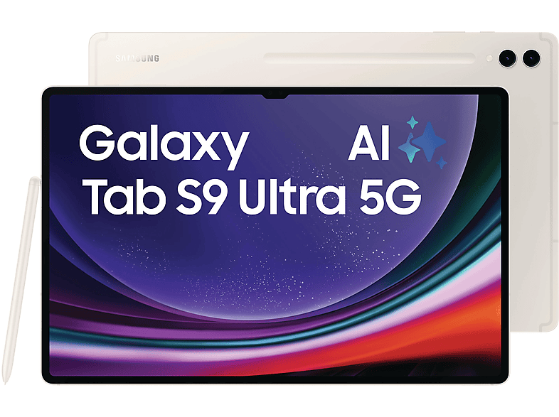 SAMSUNG SM-X916BZEAEUB, Tablet, 256 GB, 14,6 Zoll, Beige | MediaMarkt