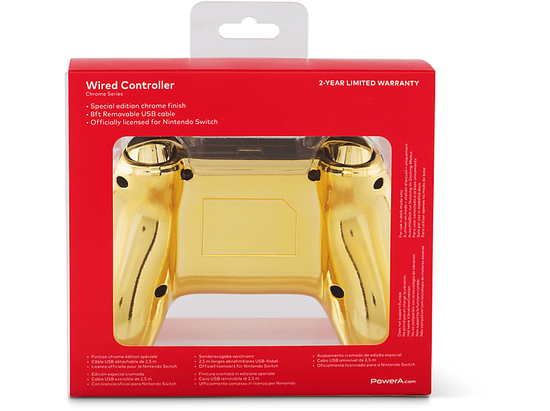 POWERA PA1506374-01 CHROME CONTR.RED SAMUS | MediaMarkt