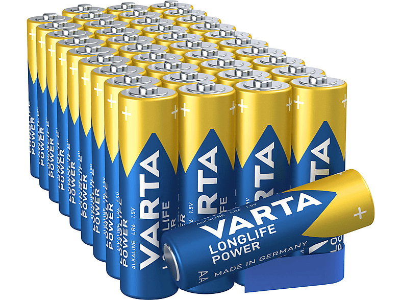 VARTA LONGLIFE POWER AA AUFBEWAHRUNGSBOX 40 AA Batterien, Alkaline, 1.5 ...