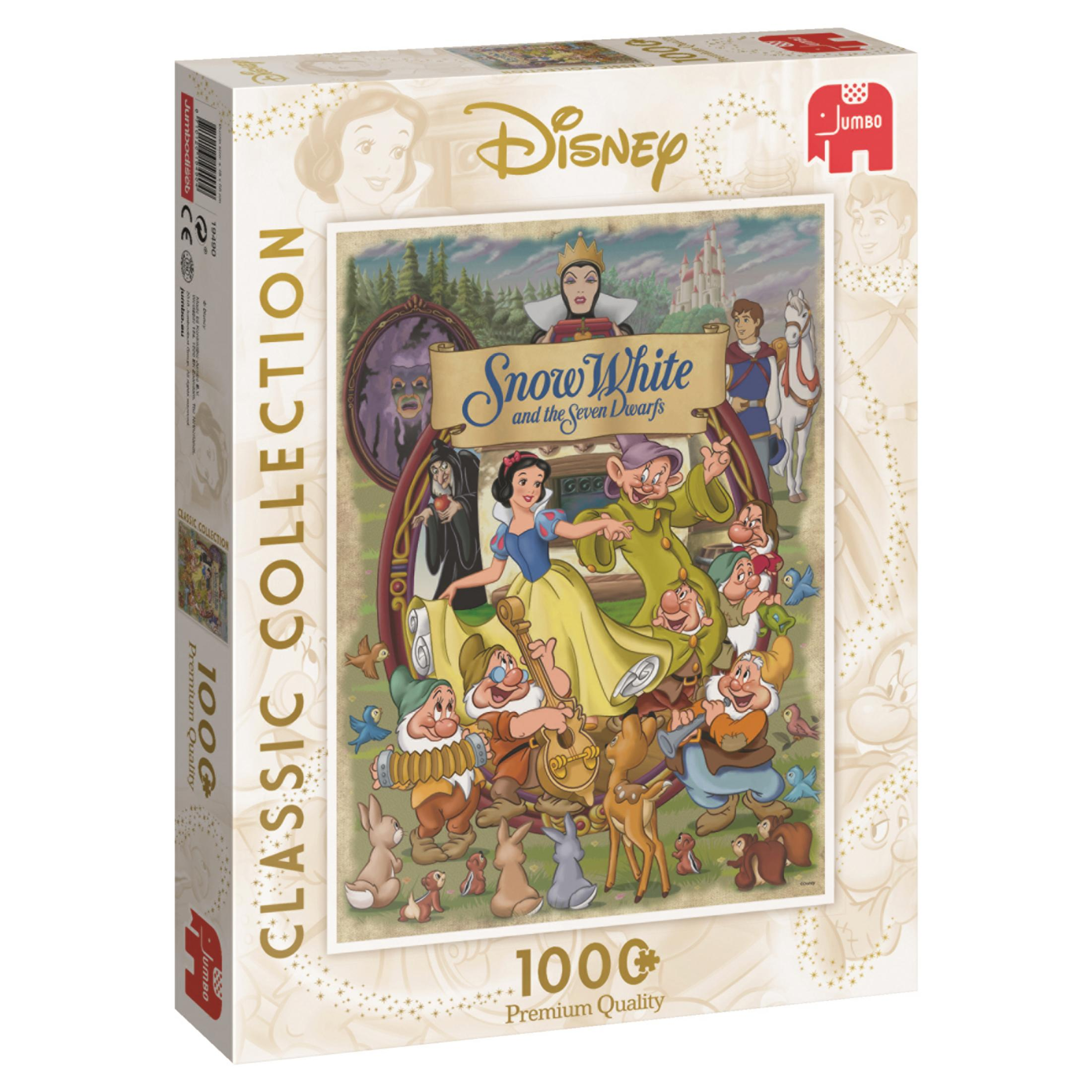 Puzzle JUMBO Disney Snow White Snow White Movie Poster 1000 pcs ...