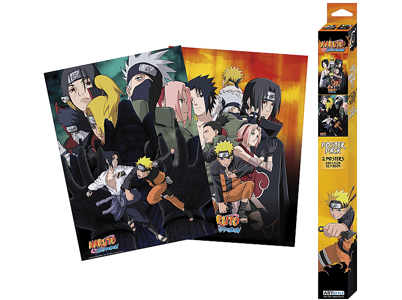 Póster | ABYSTYLE Set 2 Chibi Posters - Ninjas - Naruto Shippuden ...