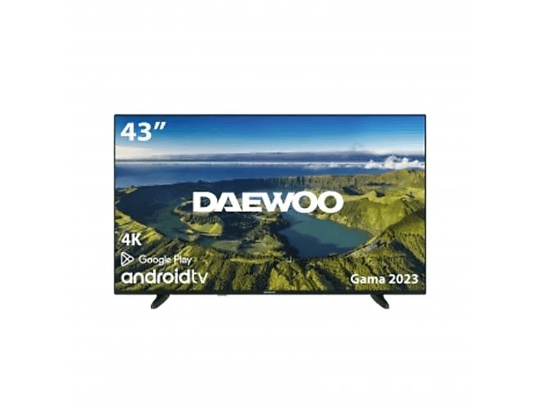 TV LED 43" | DAEWOO 43DM72UA, UHD 4K, Quad Core, Smart TV, DVB-T2 (H.265), Negro | MediaMarkt