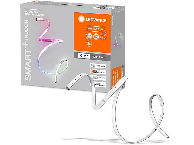 Tira LED | LEDVANCE 00217495, Control por voz, Regulador de intensidad ...