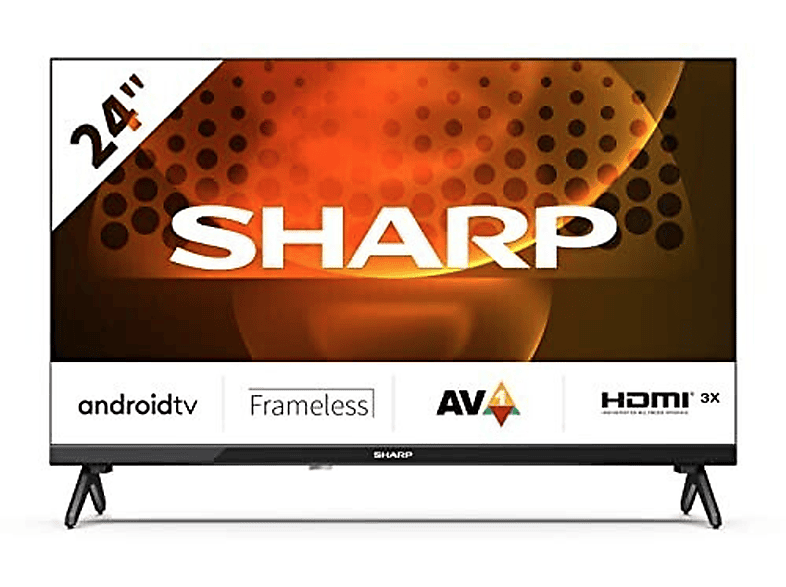 TV LED 24" | SHARP 24FH6EA, HD-ready, Smart TV, DVB-T2 (H.265), No ...