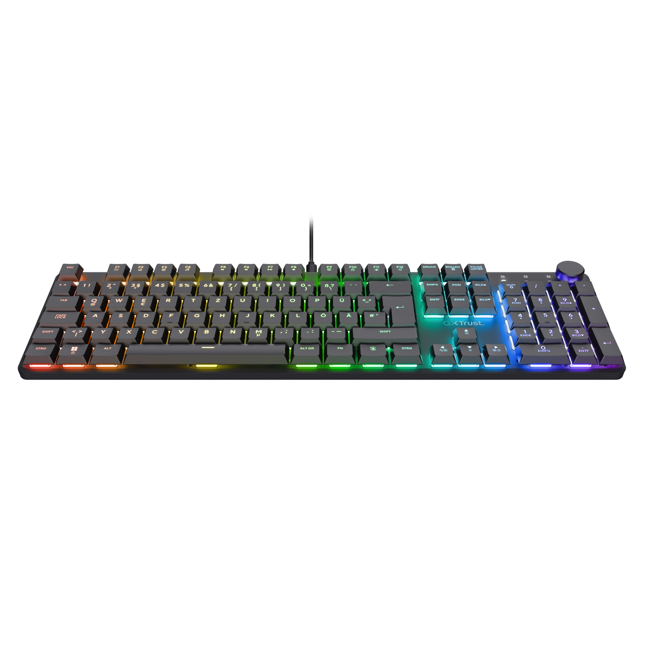 Teclado gaming | TRUST GXT 866 Torix, Alámbrico, Teclas iluminadas ...