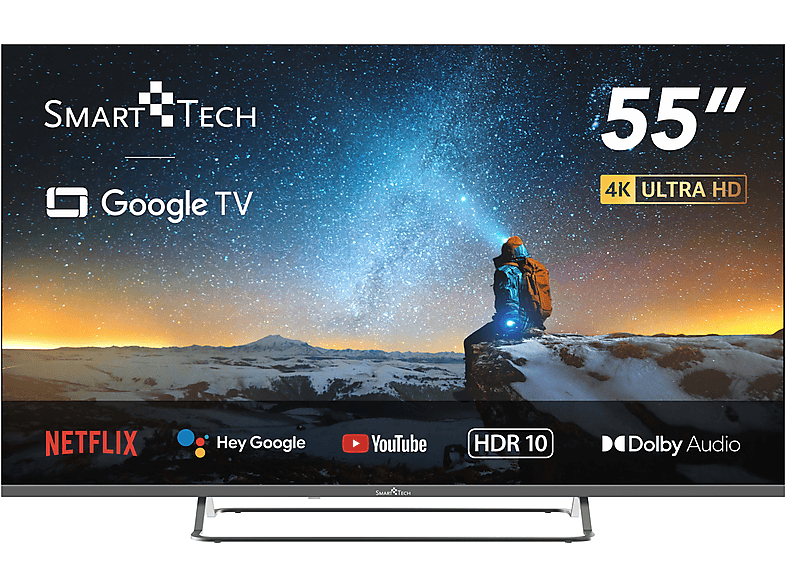 SMART TECH 55UG02V LED TV (Flat, 55 Zoll / 139,70 cm, UHD 4K, SMART TV) | MediaMarkt