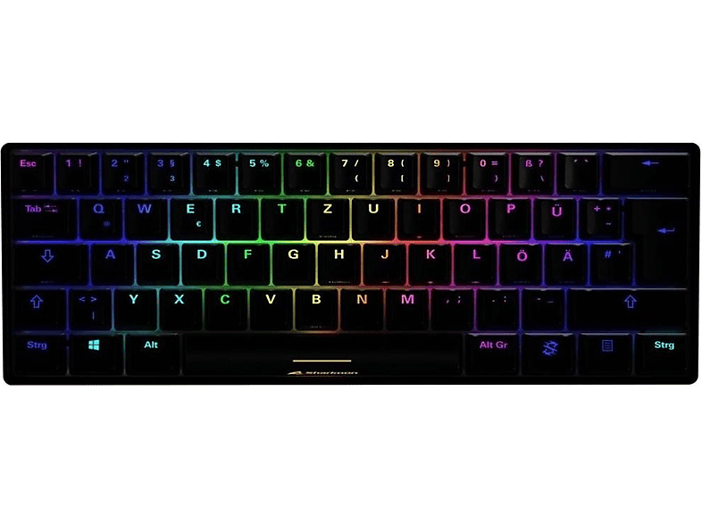 Teclado gaming | SHARKOON SGK50 S4, Alámbrico, Teclas iluminadas ...