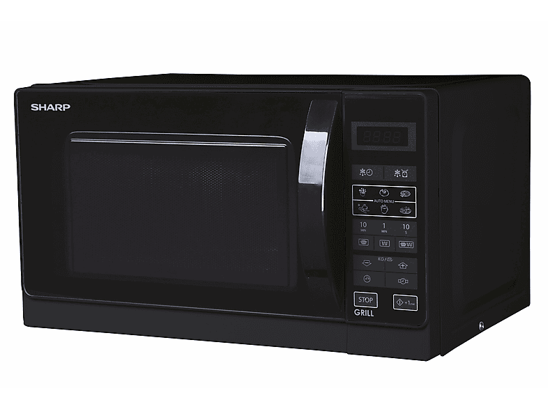 Microondas libre instalación | SHARP 18100105 MPN, 2200 W, 11 potencia, 20 l, Inox | MediaMarkt