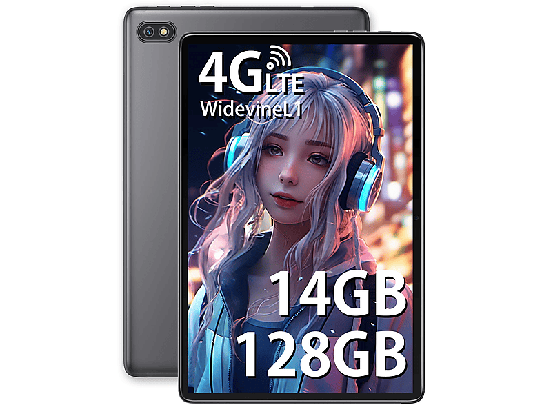 Tablet - OSCAL PAD 10, Gris, 128 GB, 10,1 " HD+, 8 GB RAM, UNISOC T606 ...